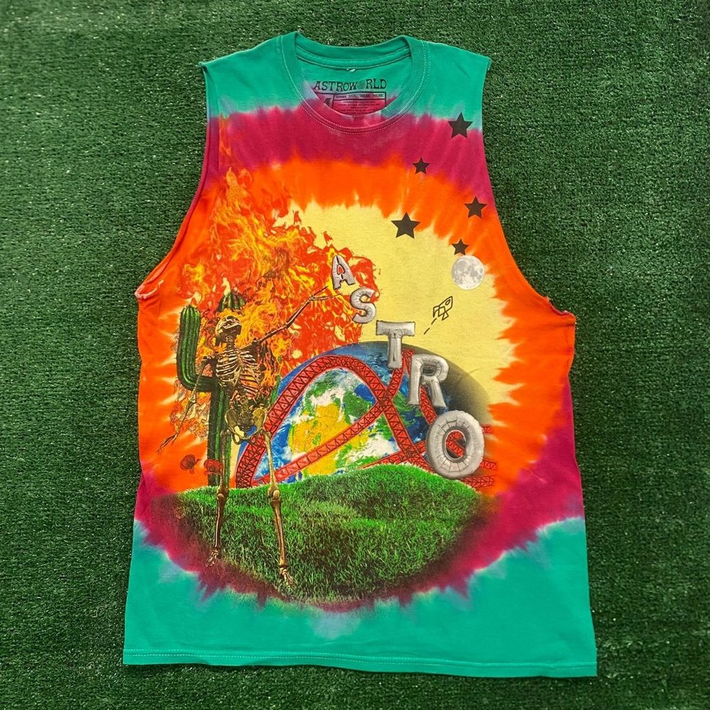 Travis Scott Astroworld Smiley Rap Hip Hop T-Shirt - Gem